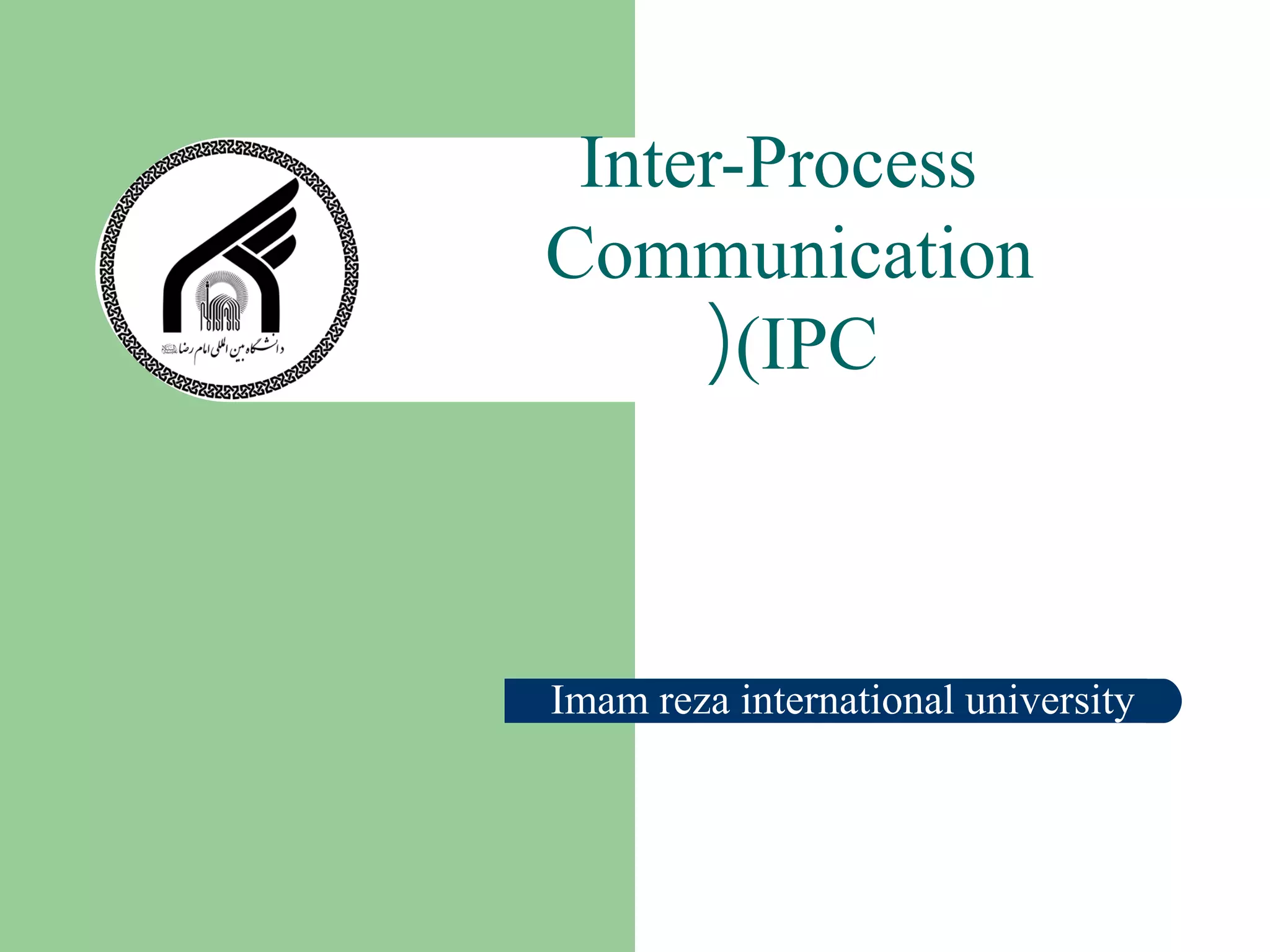 Interprocess Communication Ipc In Os Ppt 