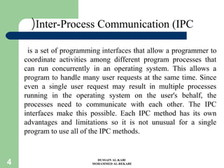 Interprocess communication (IPC) IN O.S | PPT