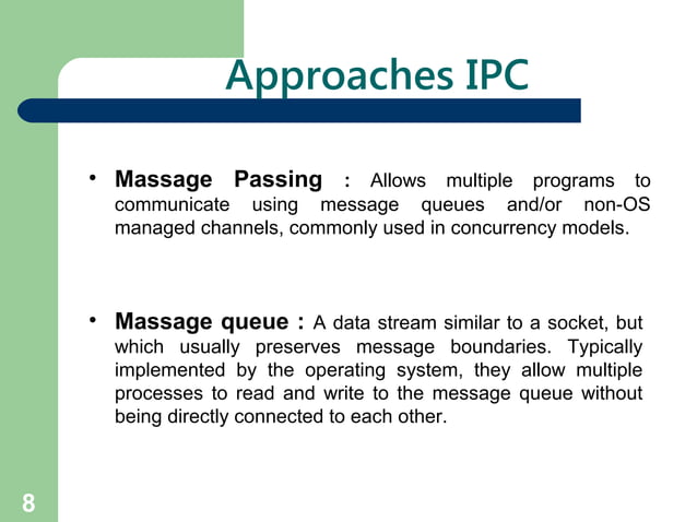 Interprocess Communication Ipc In O S Ppt