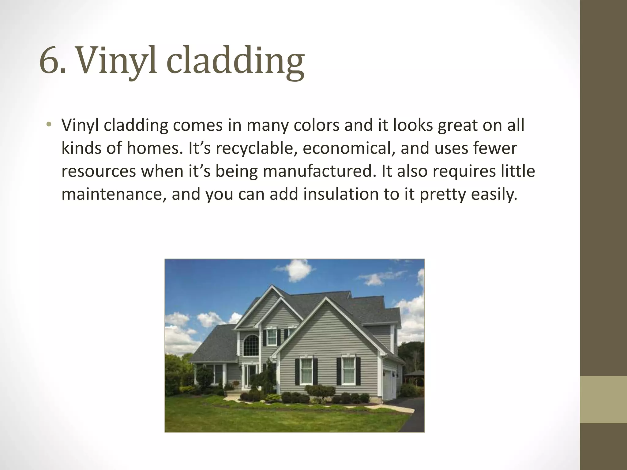 7 Types of Cladding | PPTX