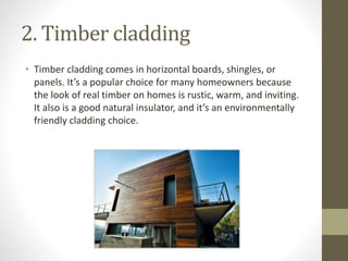 7 Types of Cladding | PPTX