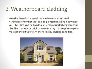 7 Types of Cladding | PPTX