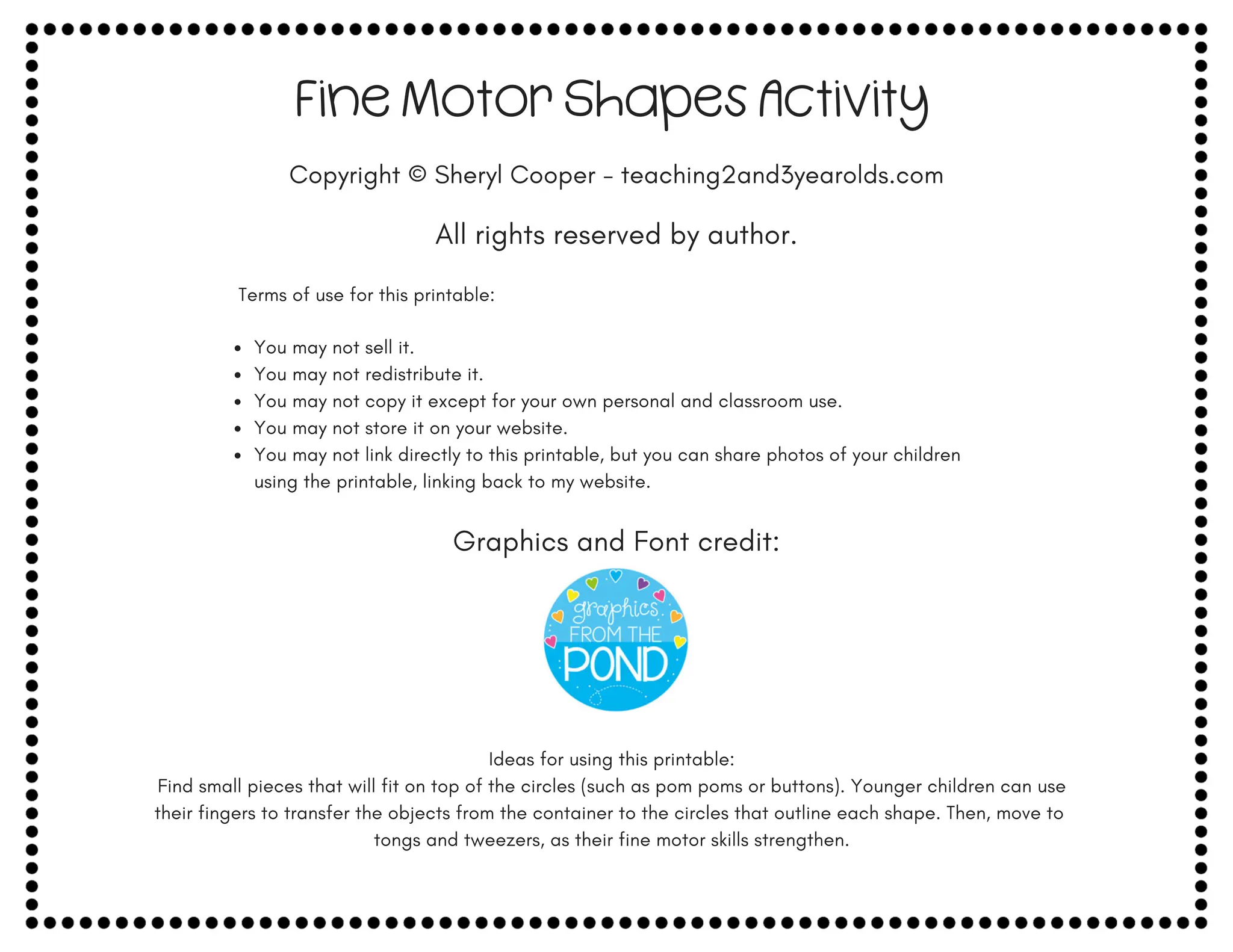 Fine Motor Shapes Activity printable.pdf