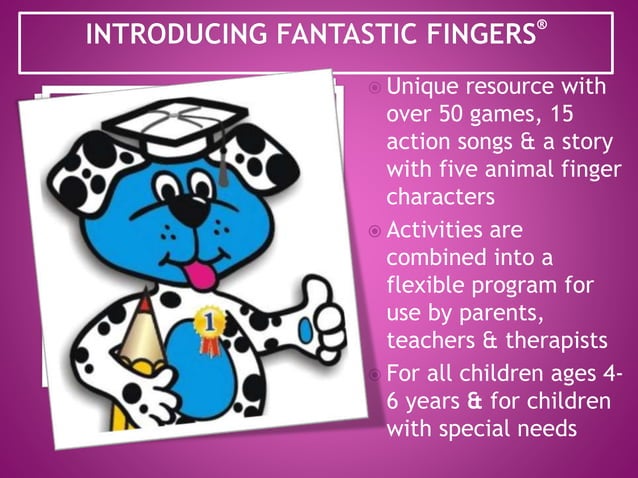 Fantastic Fingers® Fine Motor Program - www.learnwithmyfantasticfingers.com
