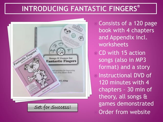 Fantastic Fingers® Fine Motor Program - www.learnwithmyfantasticfingers.com