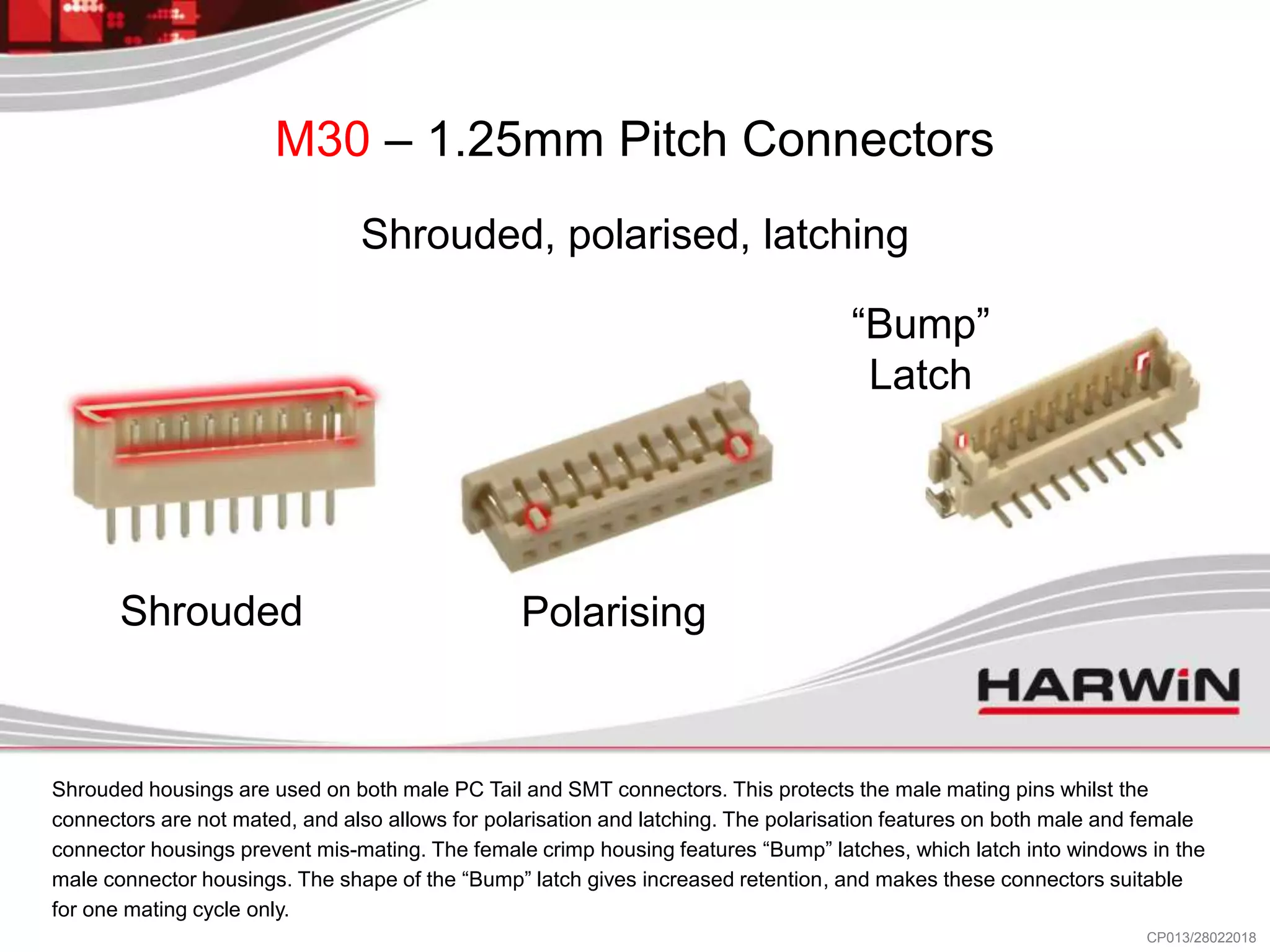 Fine pitch connectors PTM | PPT