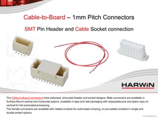 Fine pitch connectors PTM | PPT