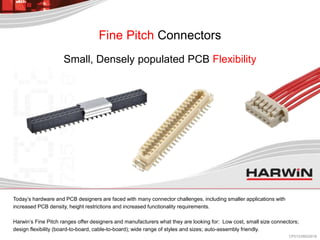 Fine pitch connectors PTM | PPT