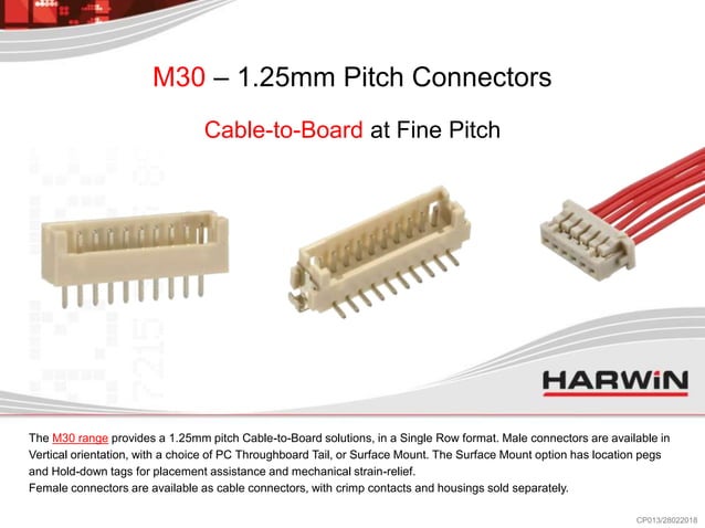 Fine pitch connectors PTM | PPT