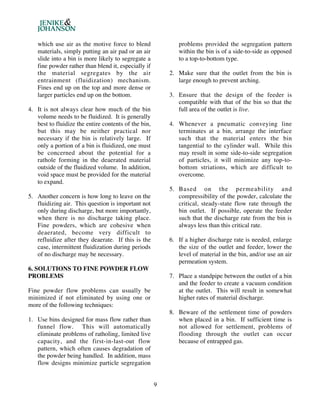 Fine powder flow phonomena in hoppers | PDF | Physics | Science