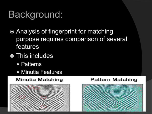 Finer print scanner | PPTX | Technology & Computing