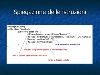 Finestra Grafica Java | PPT