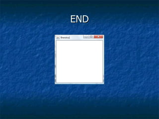 Finestra Grafica Java | PPT