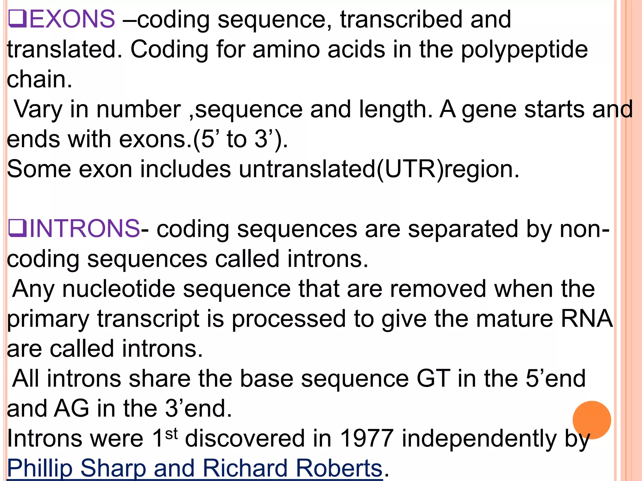Fine structure of gene | PPTX