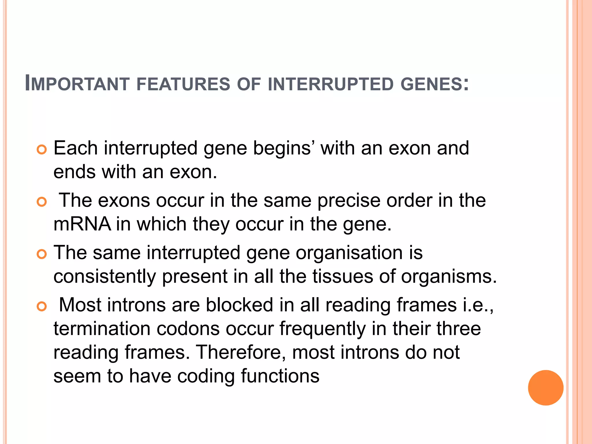 Fine structureof gene,allelic complementation,and split gene | PPTX