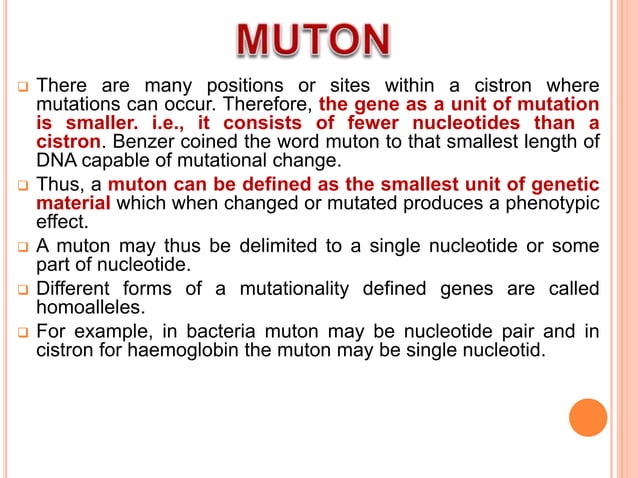 Fine structureof gene,allelic complementation,and split gene | PPTX