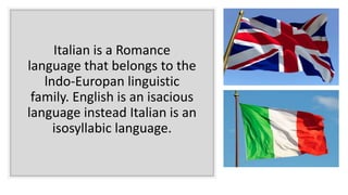 Fonetical differences between english and italian (1) | PPTX