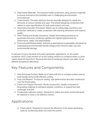 Expert in Heat Exchanger Manufacturing and Fin Fan Coolers | PDF