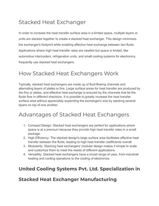 Expert in Heat Exchanger Manufacturing and Fin Fan Coolers | PDF