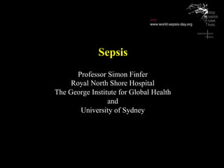 Finfer on Sepsis | PDF