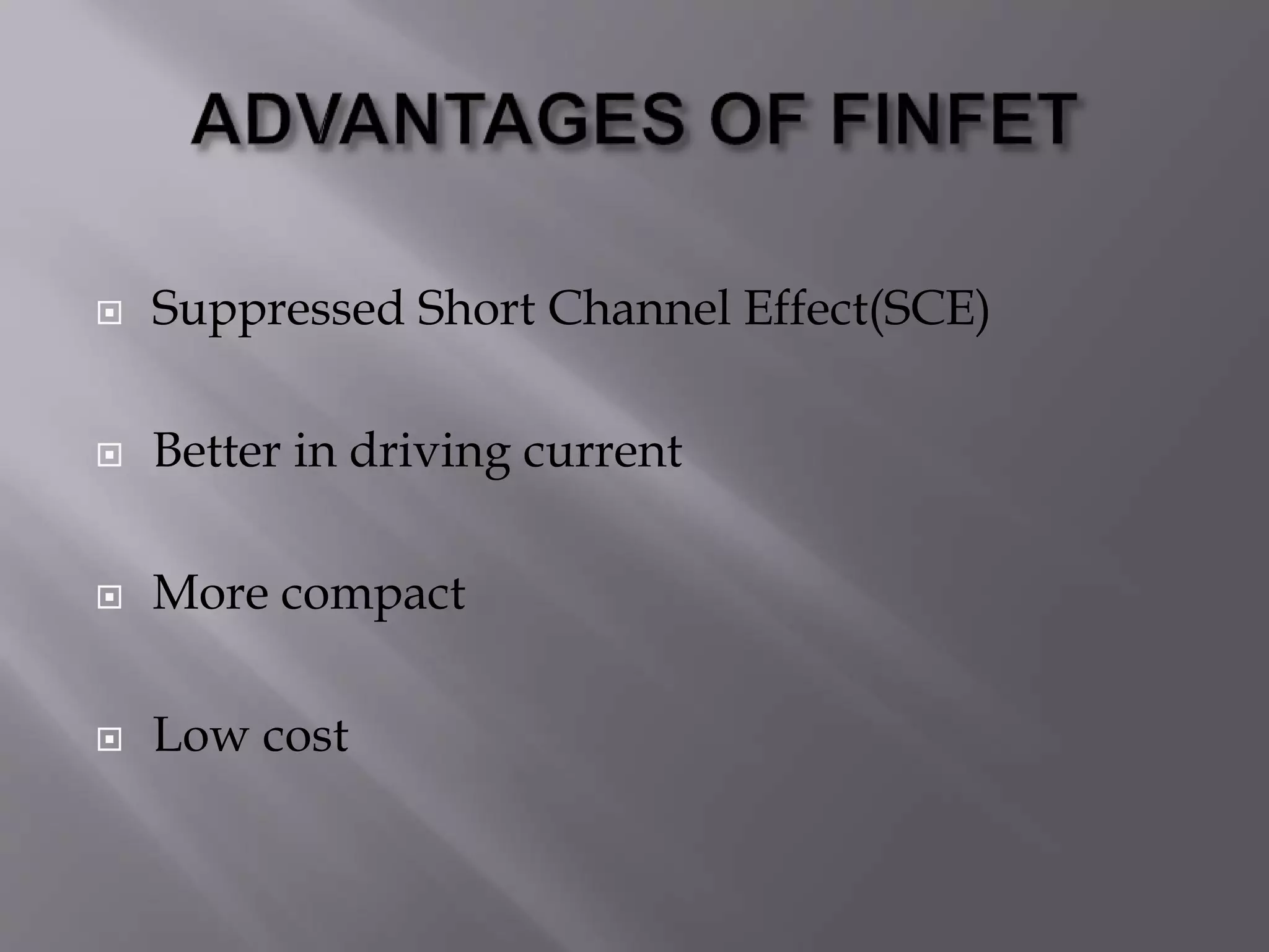Finfet | PPTX