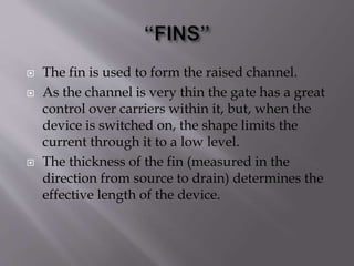 Finfet | PPTX