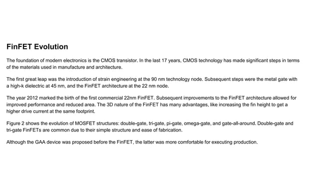 FINfet.pptx | Physics | Science