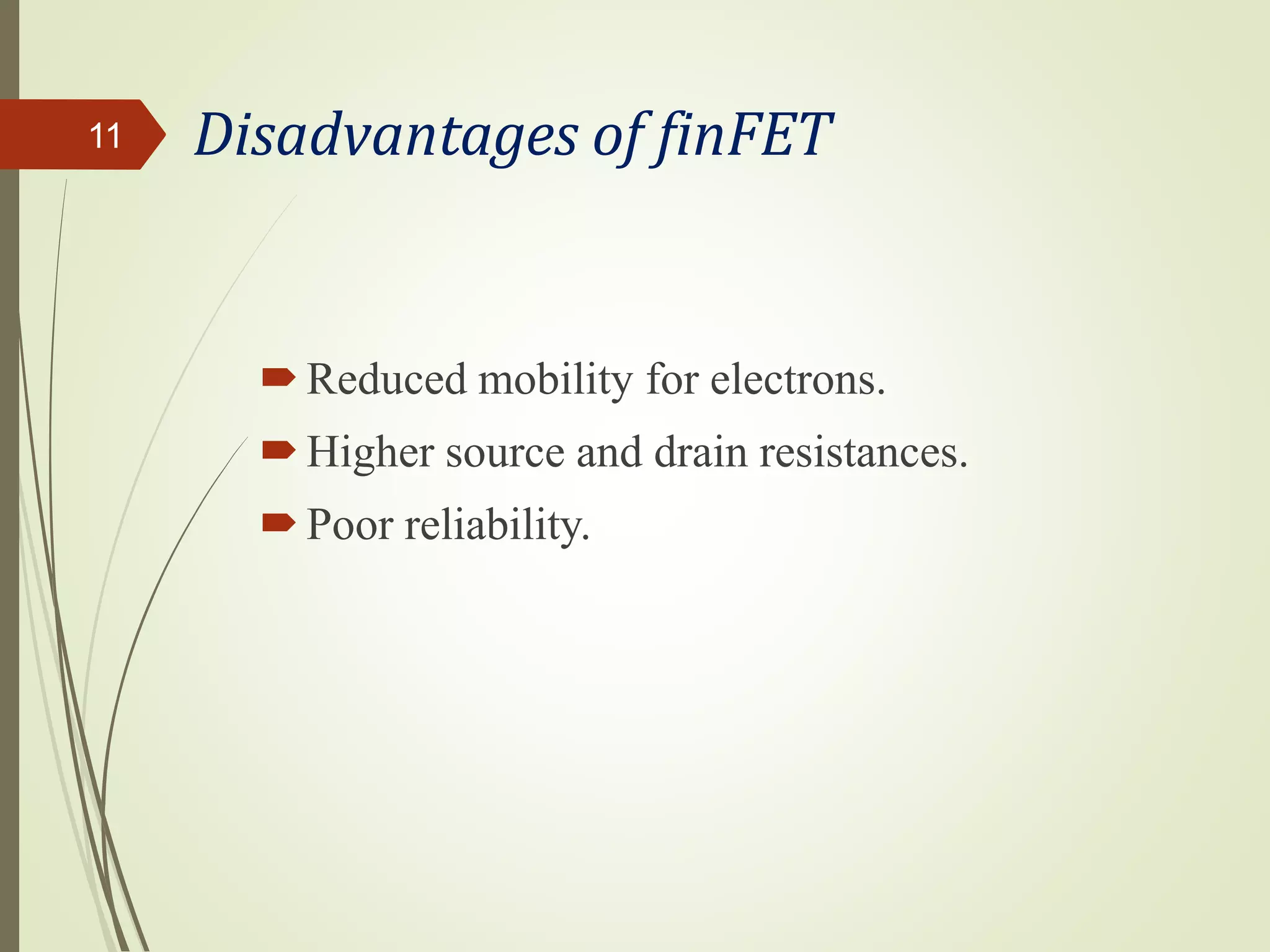 Introduction to FINFET, Details of FinFET | PPTX