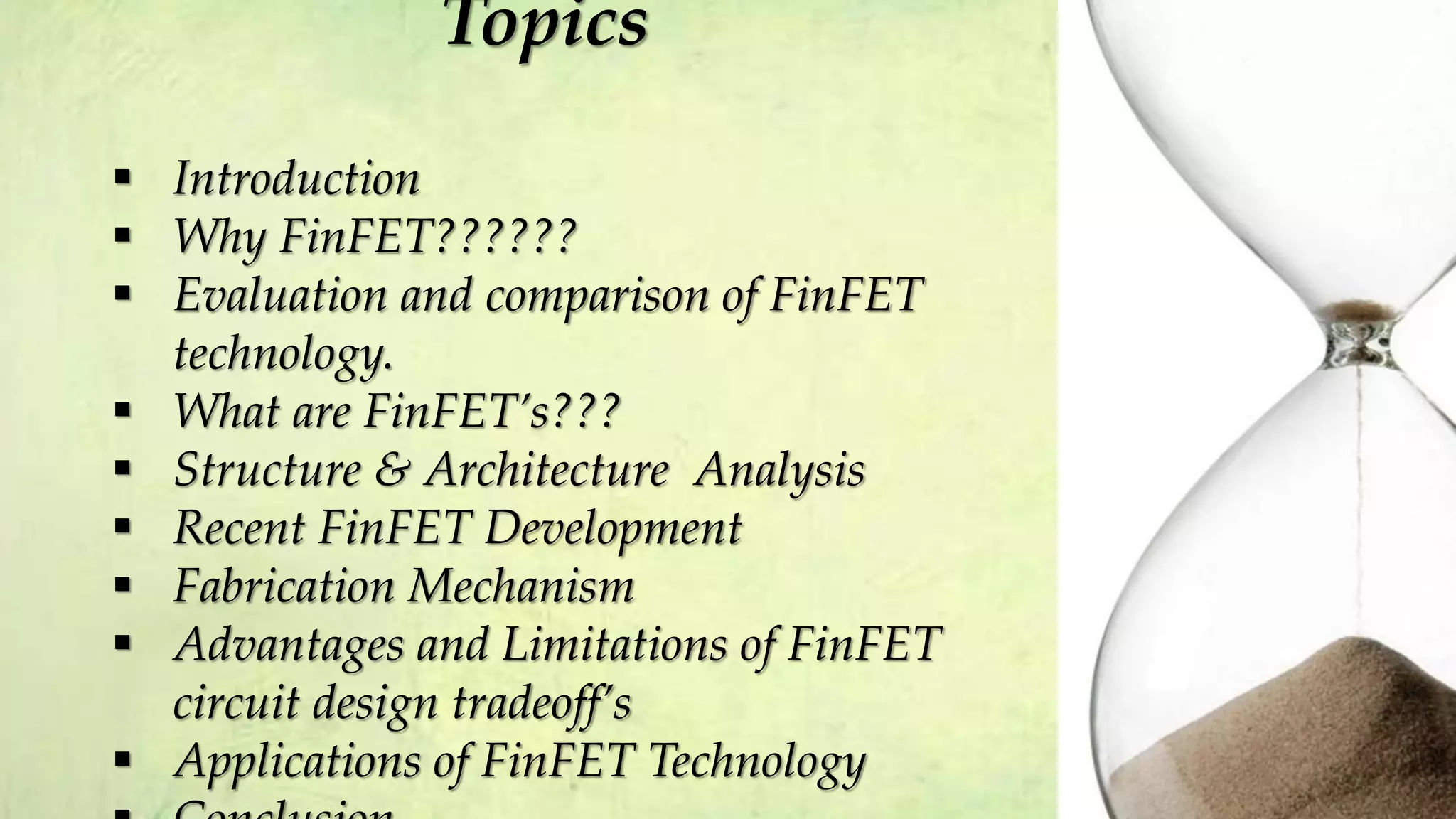 Finfets | PPTX