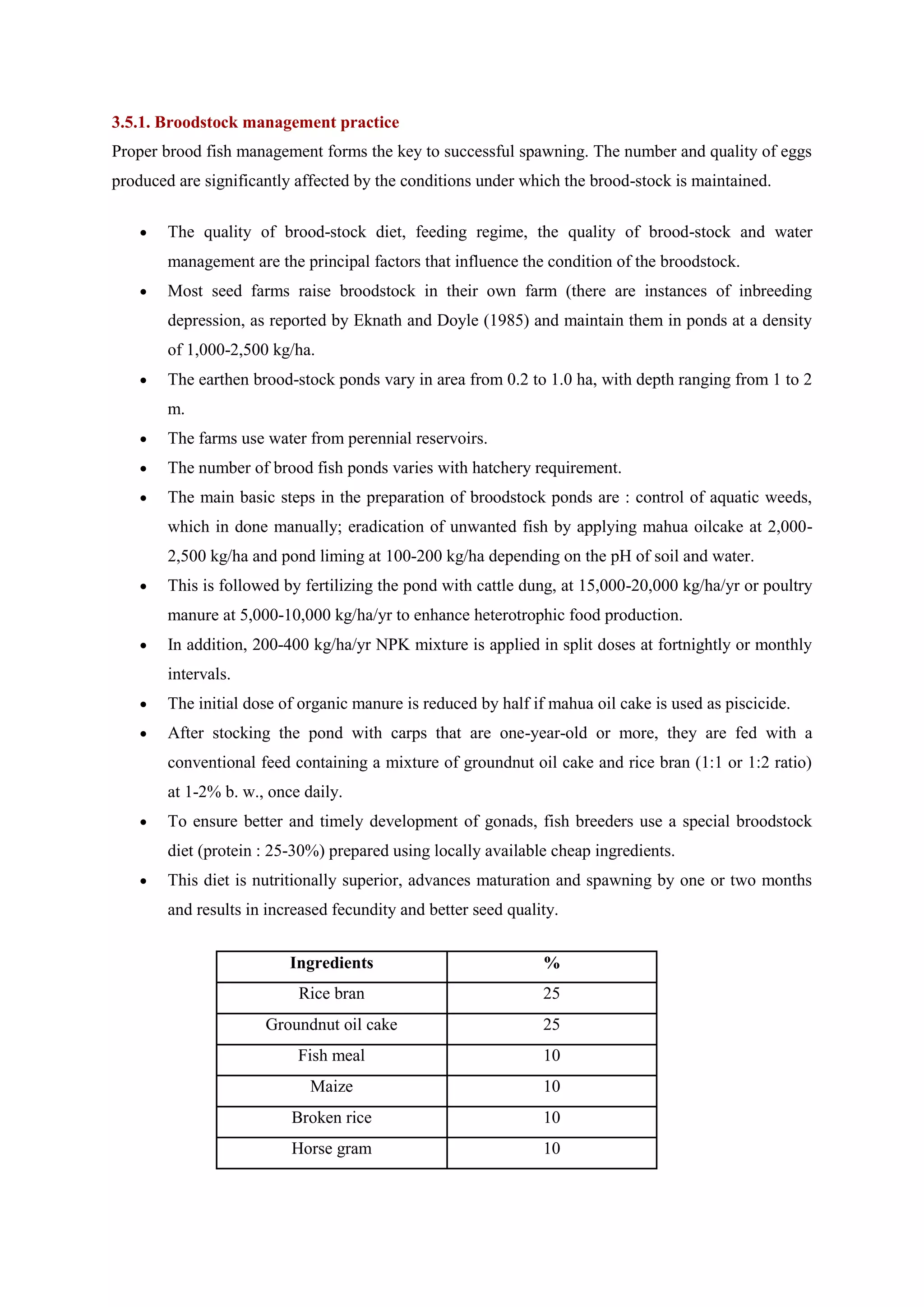 Finfish breeding and hatchery management pdf | PDF