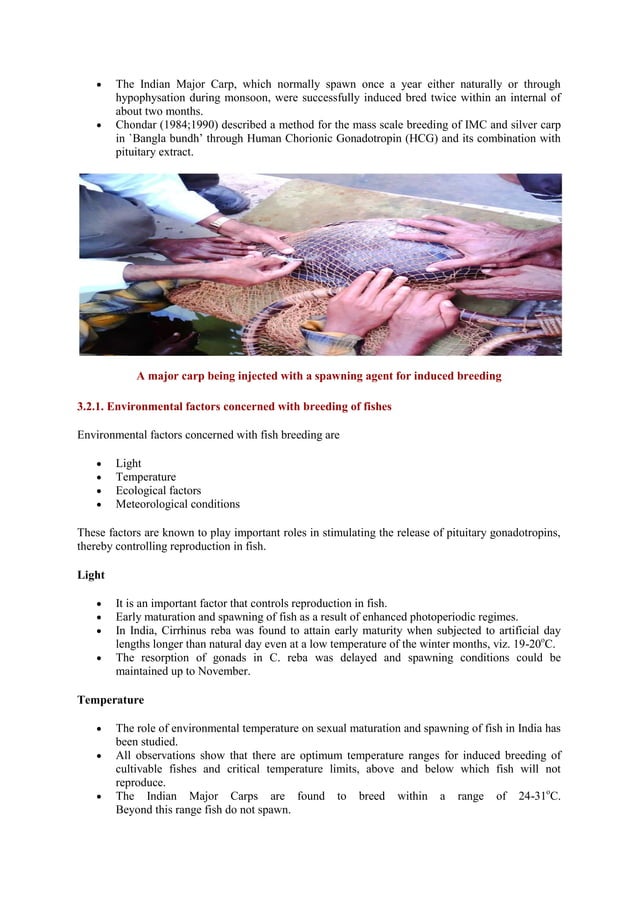 Finfish breeding and hatchery management pdf | PDF | Zoos & Aquariums ...