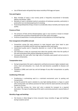 Finfish breeding and hatchery management pdf | PDF