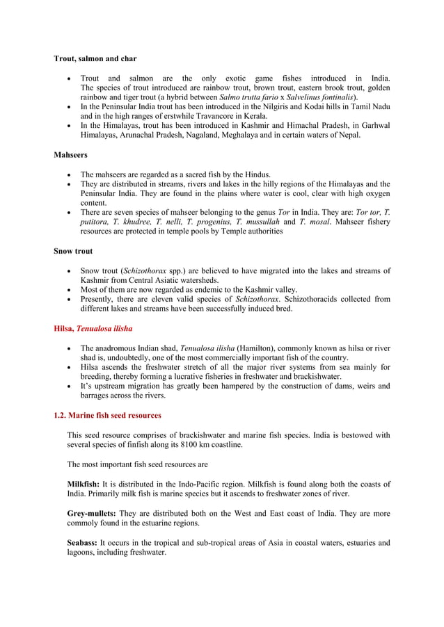 Finfish breeding and hatchery management pdf | PDF | Zoos & Aquariums ...