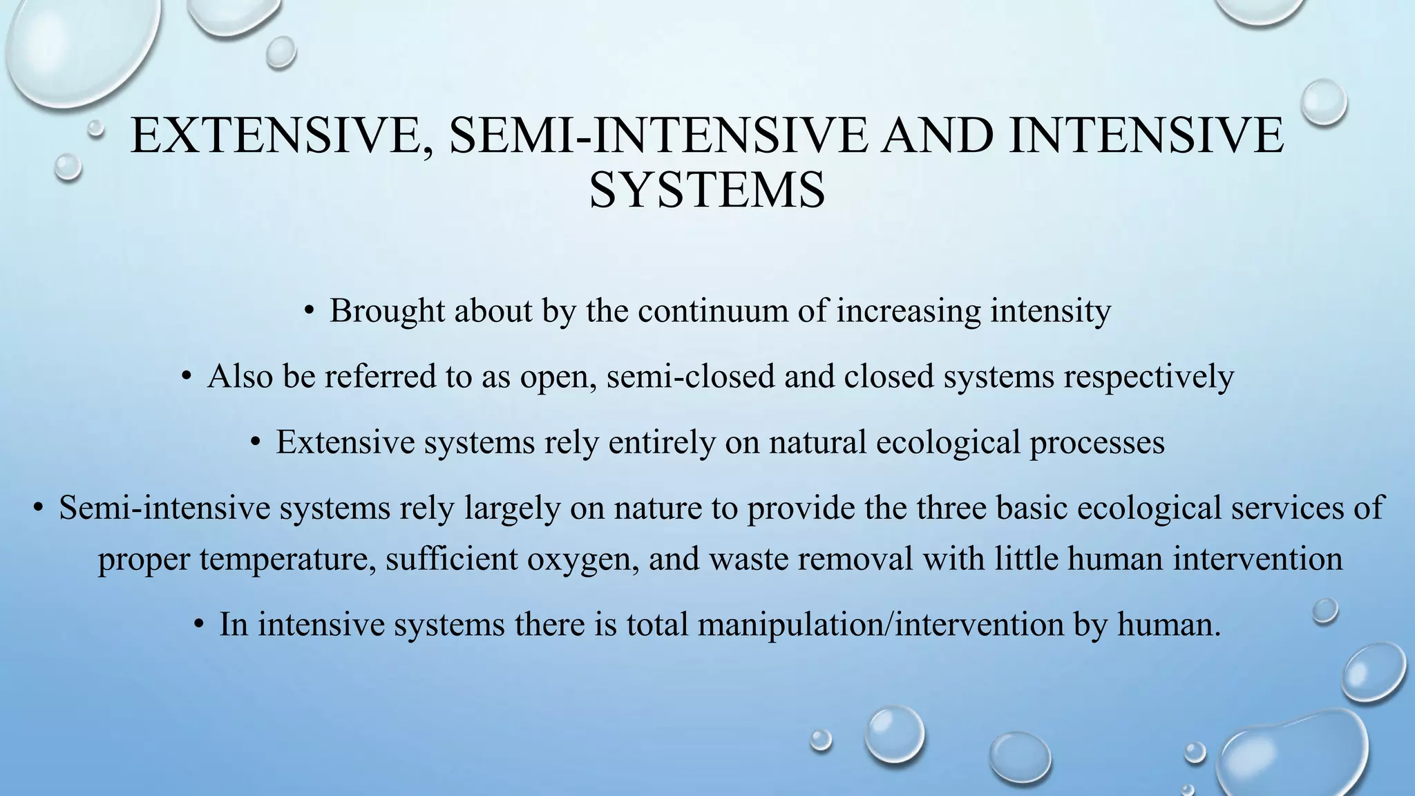 Finfish culture systems and practices | PPTX