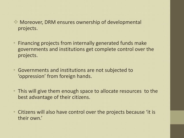 Financing for Development: The Need and Importance of Domestic Resource Mobilization in ...