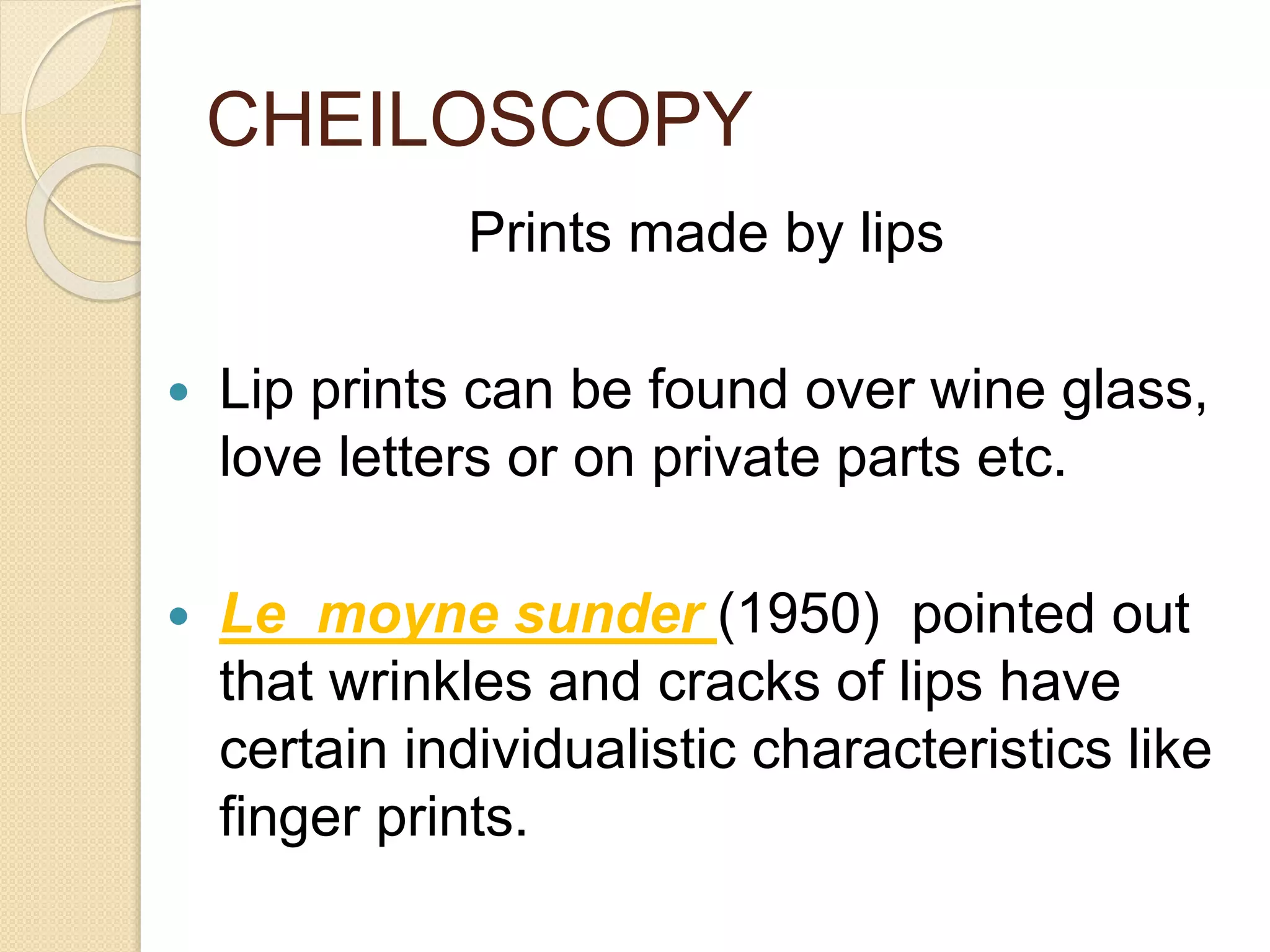 Finger printing | PPTX