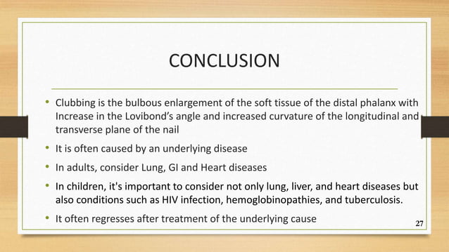 Finger Clubbing by Dr. Samuel2 Alawode.pptx | Lung and Respiratory ...