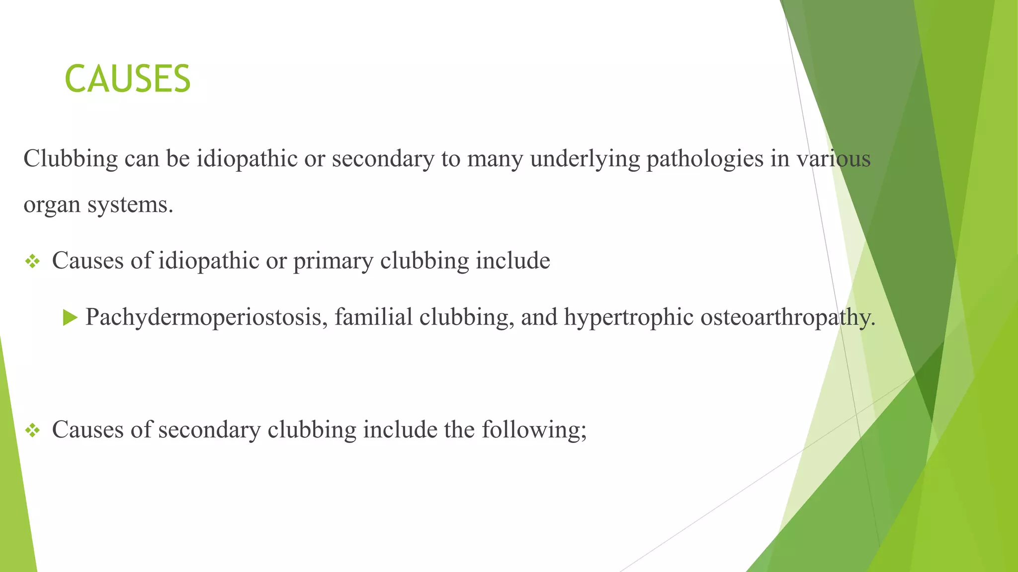 Finger clubbing, GCS Muscle Power Grading.pptx