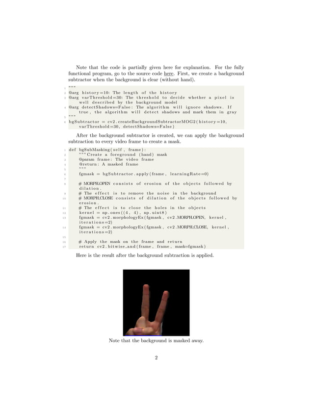 Finger detection | PDF