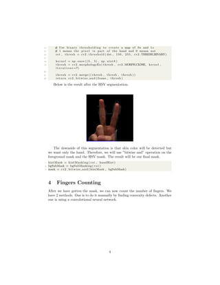 Finger detection | PDF