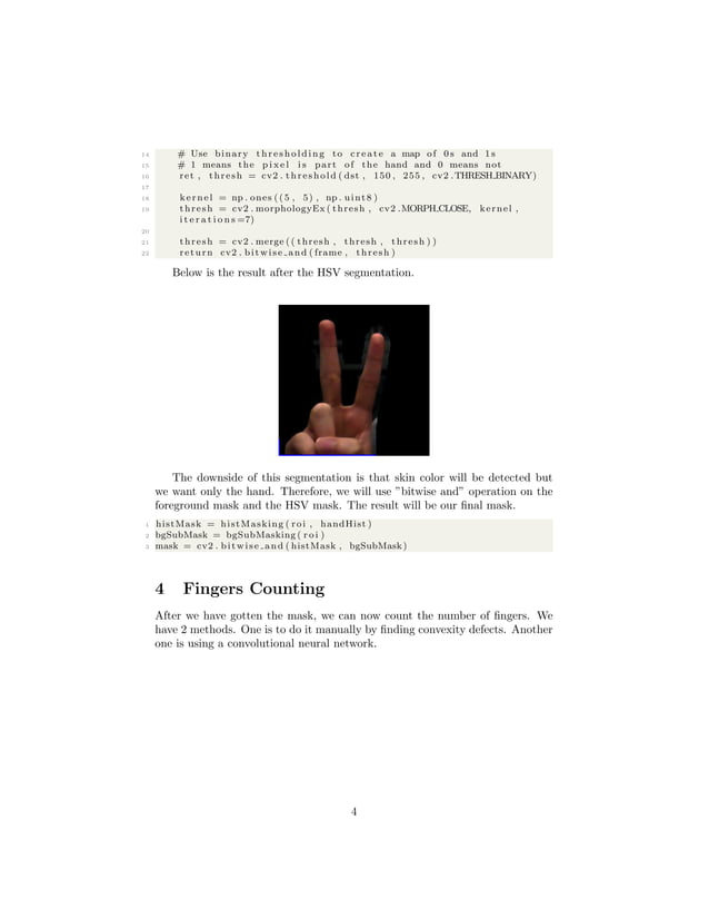 Finger detection | PDF