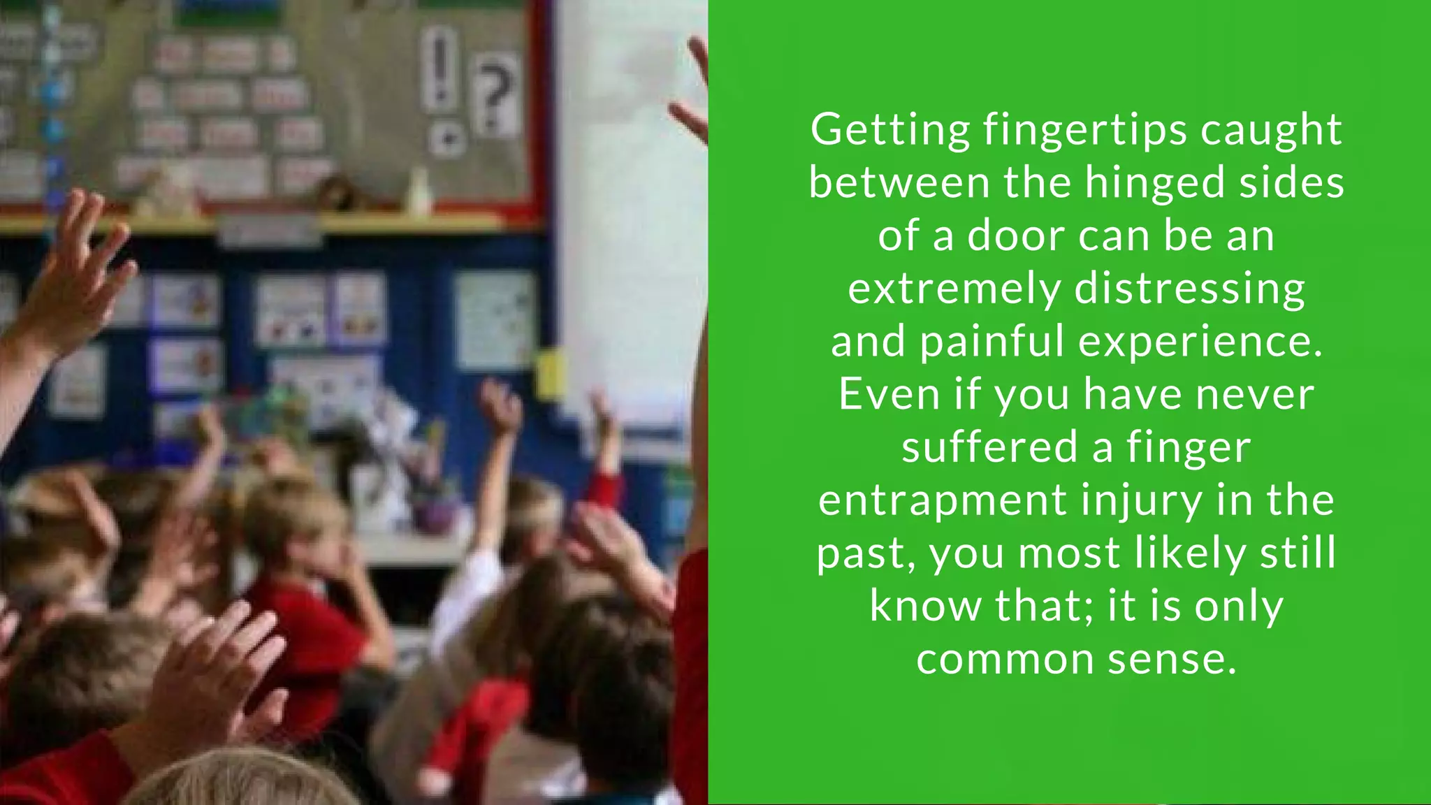 Finger Entrapment Injuries — Cure and Prevention | PDF