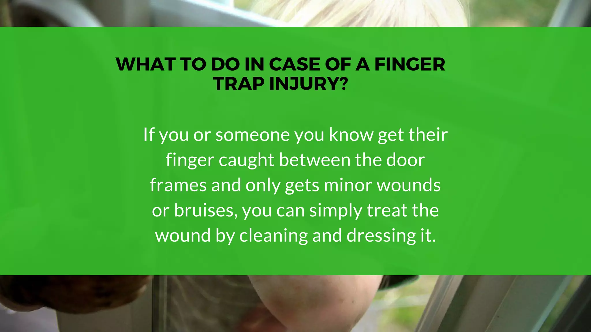 Finger Entrapment Injuries — Cure and Prevention | PDF