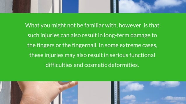 Finger Entrapment Injuries — Cure and Prevention | PDF