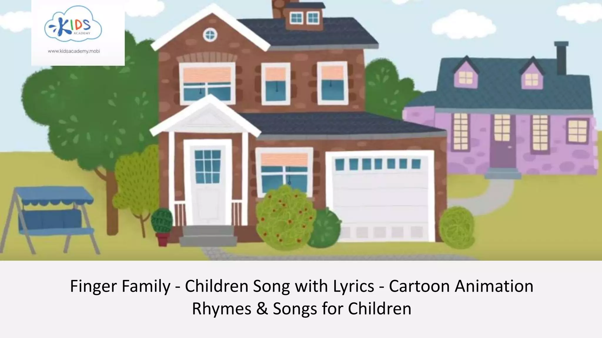 Finger family children song with lyrics - cartoon animation rhymes ...