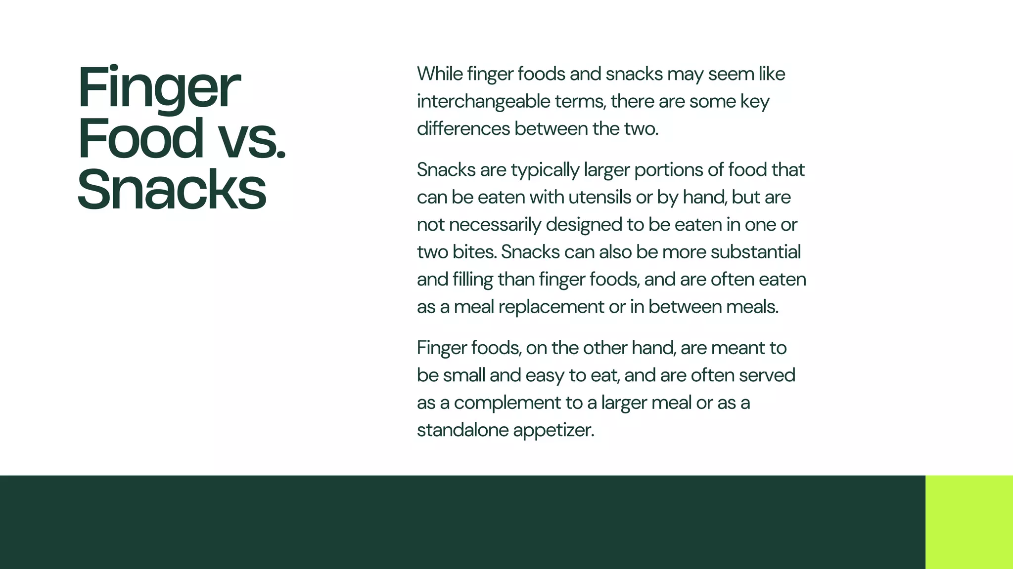Finger Food | PDF