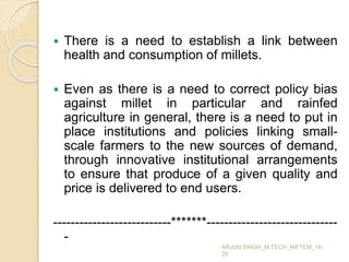 Finger millet status paper-3 | PPT