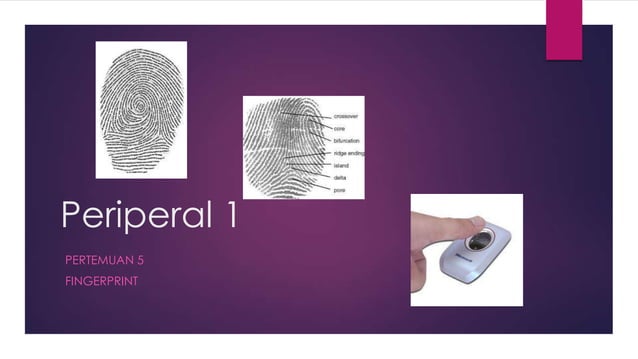 Fingerprint | PPTX