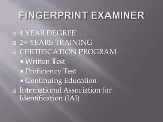 Finger print | PPT