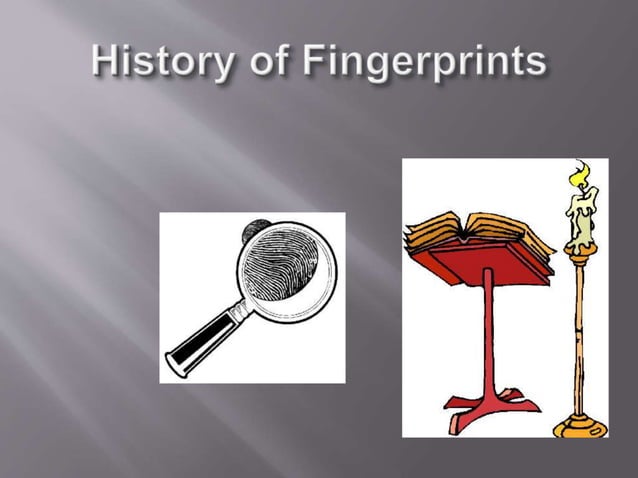 Finger print | PPT